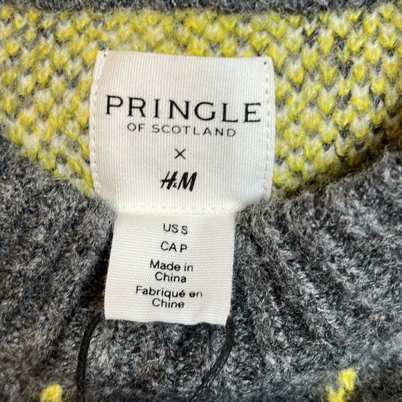 Pringle | Sweaters | Nwt Pringle Of Scotland X Hm Argyle Oversized Crop ...